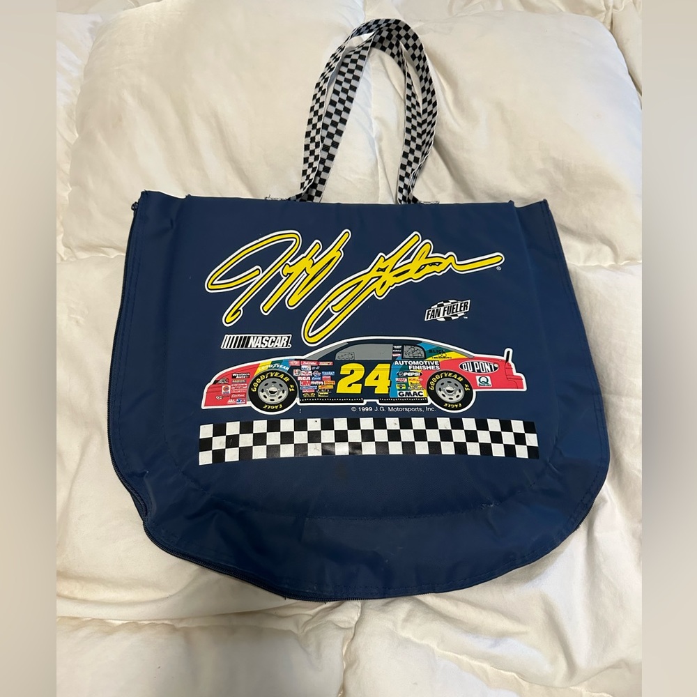 Vintage- 1999 Jeff Gordon Stadium Seat Cushion Storag… - Gem